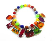 Shopkins Charm Bracelet, Shopkins Jewelry, Shopkins Party Favors ...
