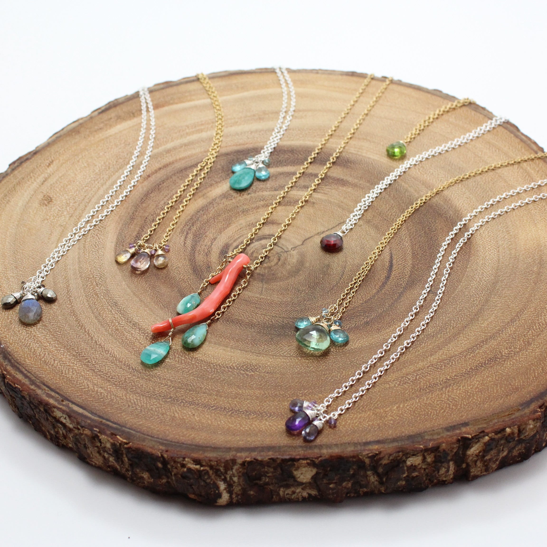 Handcrafted Jewelry Made With Semi Precious by JanessaMarieDesigns