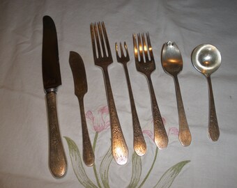 Unique monogrammed flatware related items | Etsy