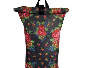 Hieronymus Bosch Rolltop Backpack Urban Messenger by mAnuFraKturaa