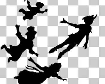 Peter pan wall decal | Etsy