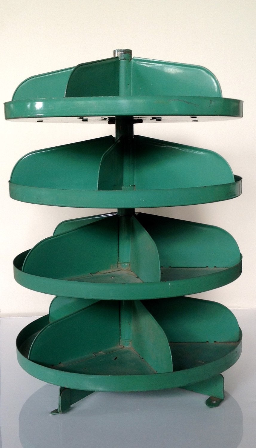Revolving metal storage bins from old hardware store – Haute Juice