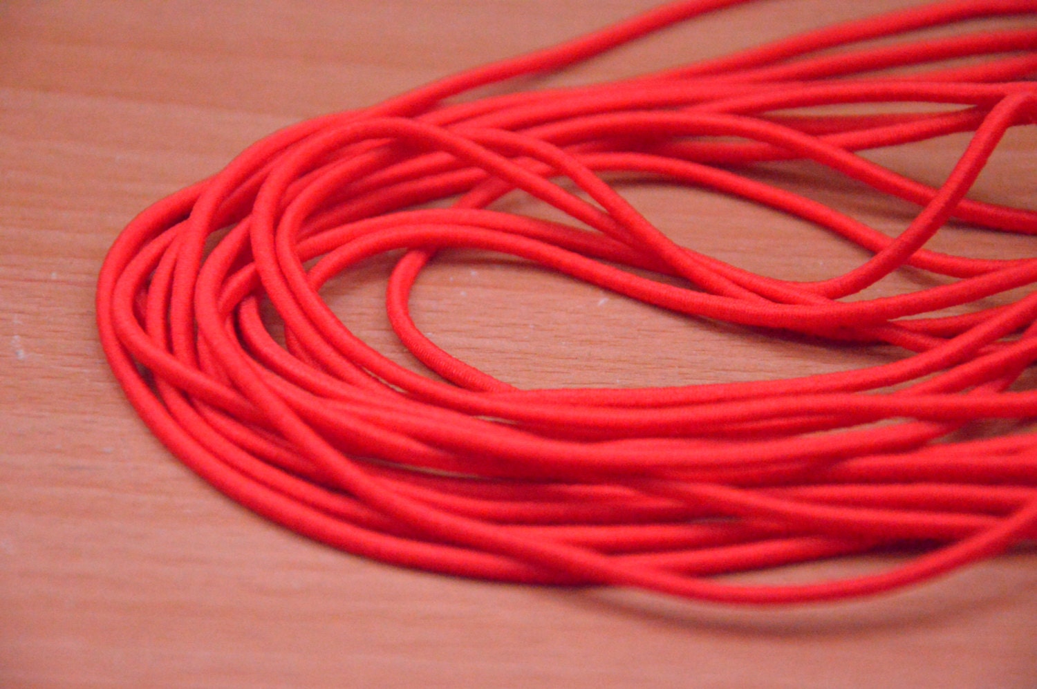 30ft hot red Elastic Cord Rubber Bands red rope elastic