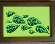 Unique 3d paper leaves related items | Etsy