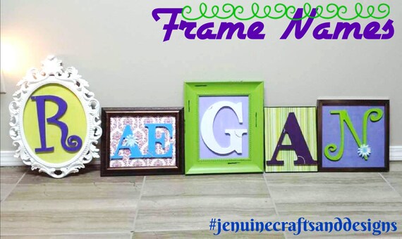 Items similar to Frame Name on Etsy