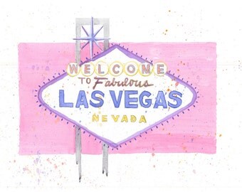 Las vegas sign | Etsy