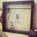 Personalised handmade heart and wording frame by ArtsItsyBitsy