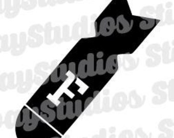 Items similar to F Bomb Metal Sign Man Cave Military Decor Motorcycle ...