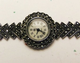 Marcasite watch | Etsy