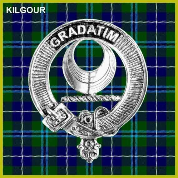 Kilgour Clan Crest Scottish Cap Badge CB02