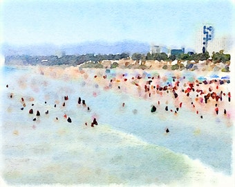 Unique california beach art related items | Etsy