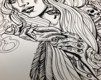 Sara Ray Art Vintage Vixens Heavy Metal Heaven by SaraRayArt