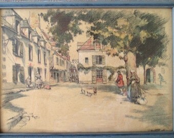 Colonial scene | Etsy