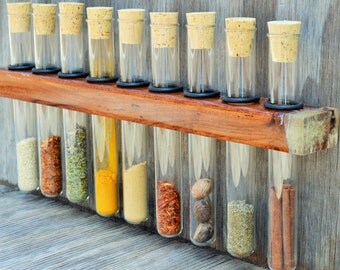 Test tube spice rack | Etsy