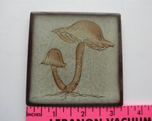 Unique mushroom tile related items | Etsy