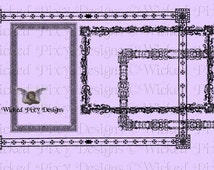 Popular items for fancy digital frames on Etsy