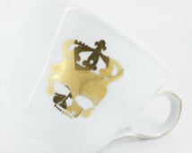 Popular items for skull tea cup on Etsy