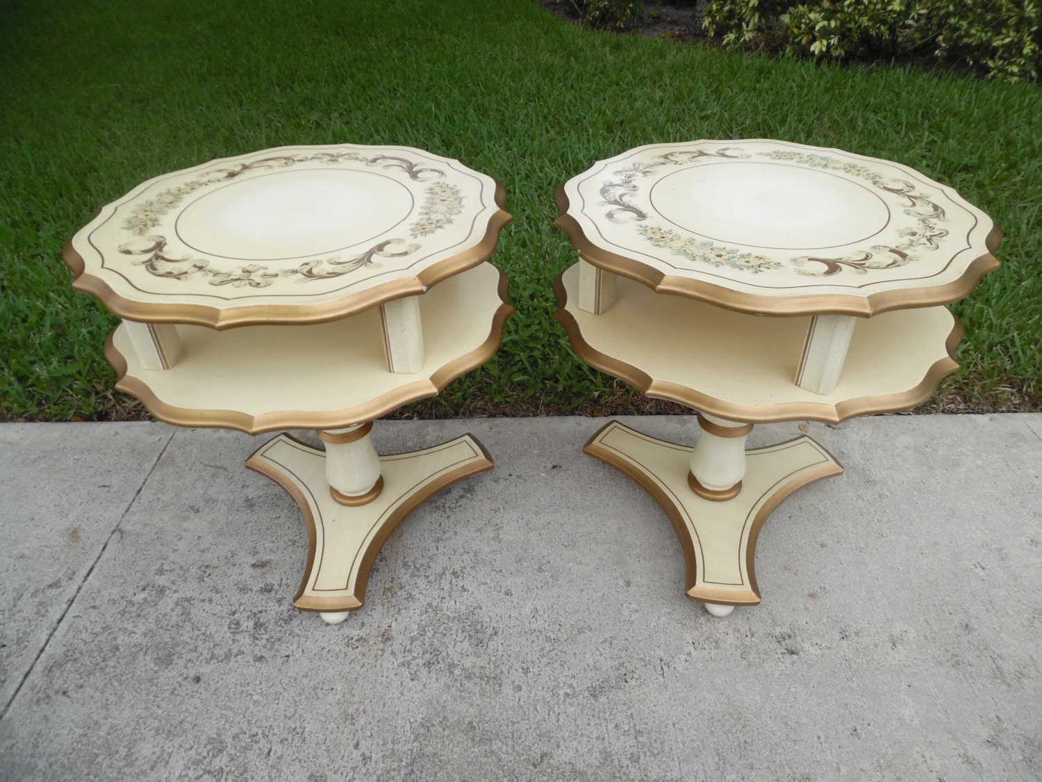 FLIRTY 1930 / Pair Of Signed And Hand Painted Katherine Henick French ...