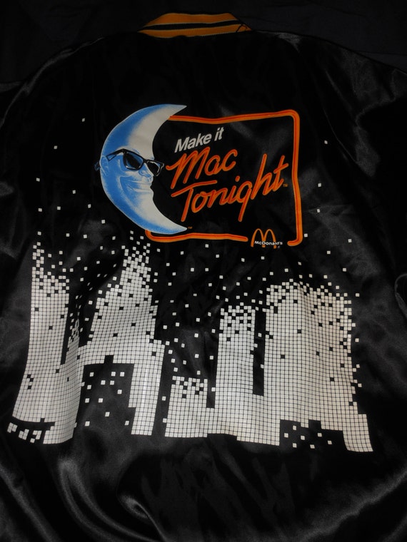 80s Mac Tonight jacket McDonalds rare Large
