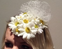 Unique daisy headband related items | Etsy