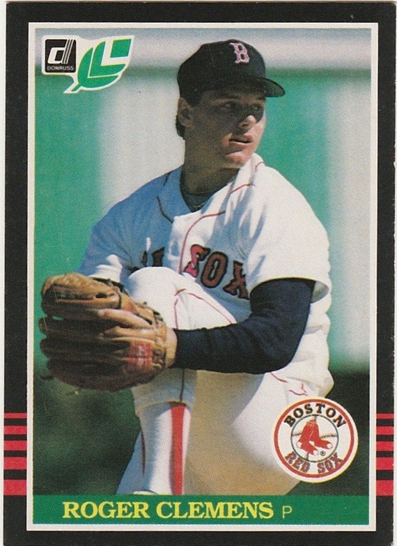 1985 Donruss Leaf Roger Clemens Rookie Card