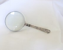 Unique antique magnifying glass related items | Etsy