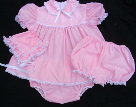 Adult Sissy Baby Dress Set Handmade Dress set Custom Dress