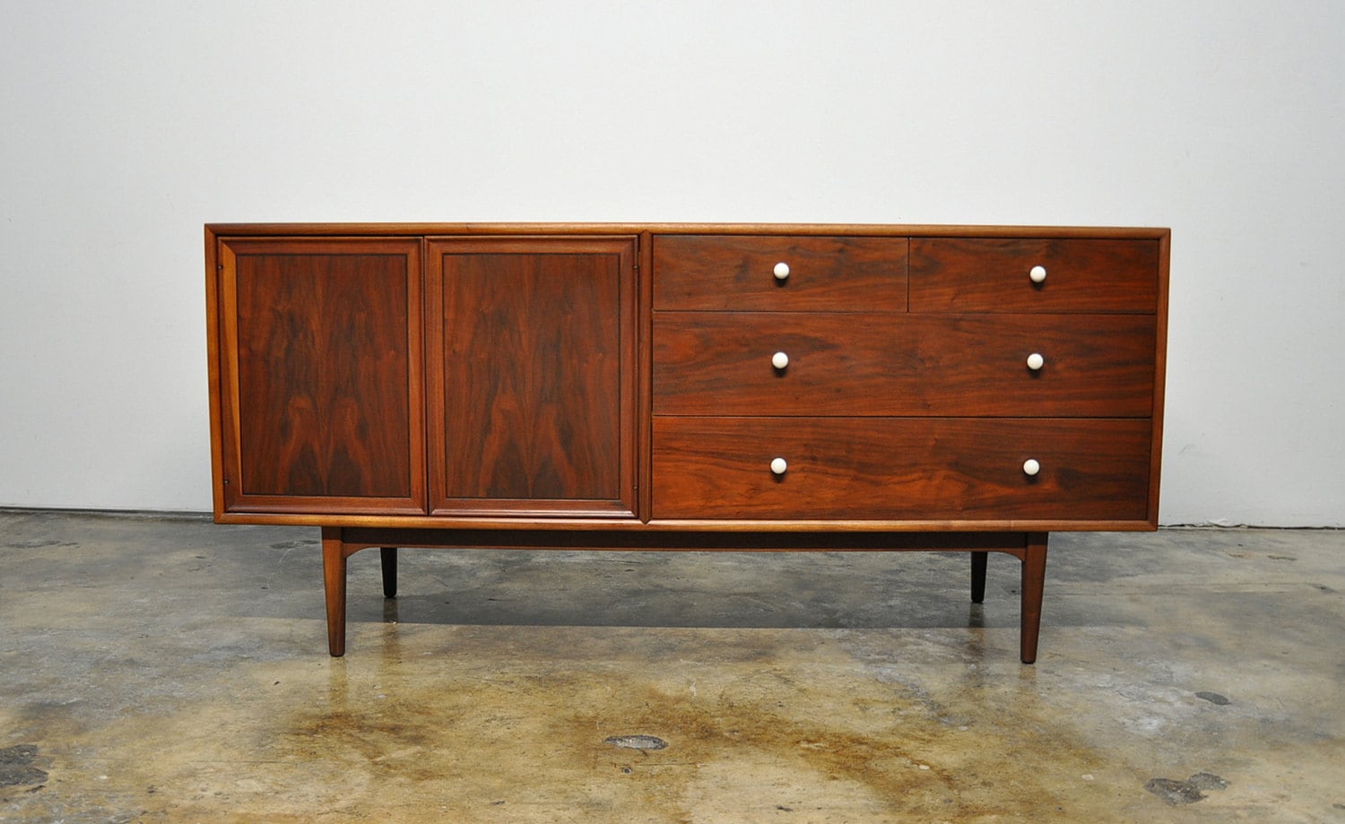 Mid Century Drexel Declaration Triple Dresser Kipp Stewart & Stewart ...