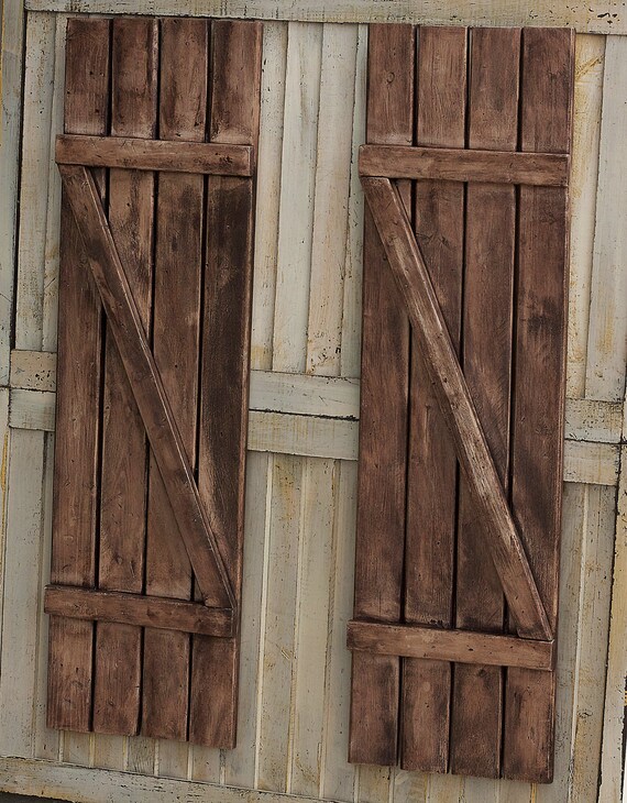 Rustic Shutters Farmhouse Shutters Country Shutters