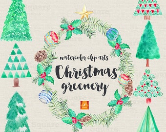 Christmas greenery | Etsy