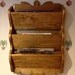 Wall Mail Organizer Rack 16w x 23 h Handcrafted