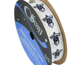 Offray NFL Chicago Bears Ribbon 7/8-Inch by by RibbonsByZipperstop