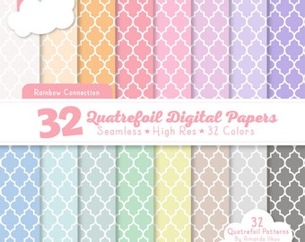 Premium Soft Pastel Solid Watercolor Digital Papers by AmandaIlkov