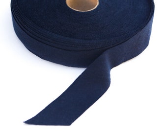 Dark Red Crepe Knit Bias Tape 1.25 inches wide by felinusfabrics