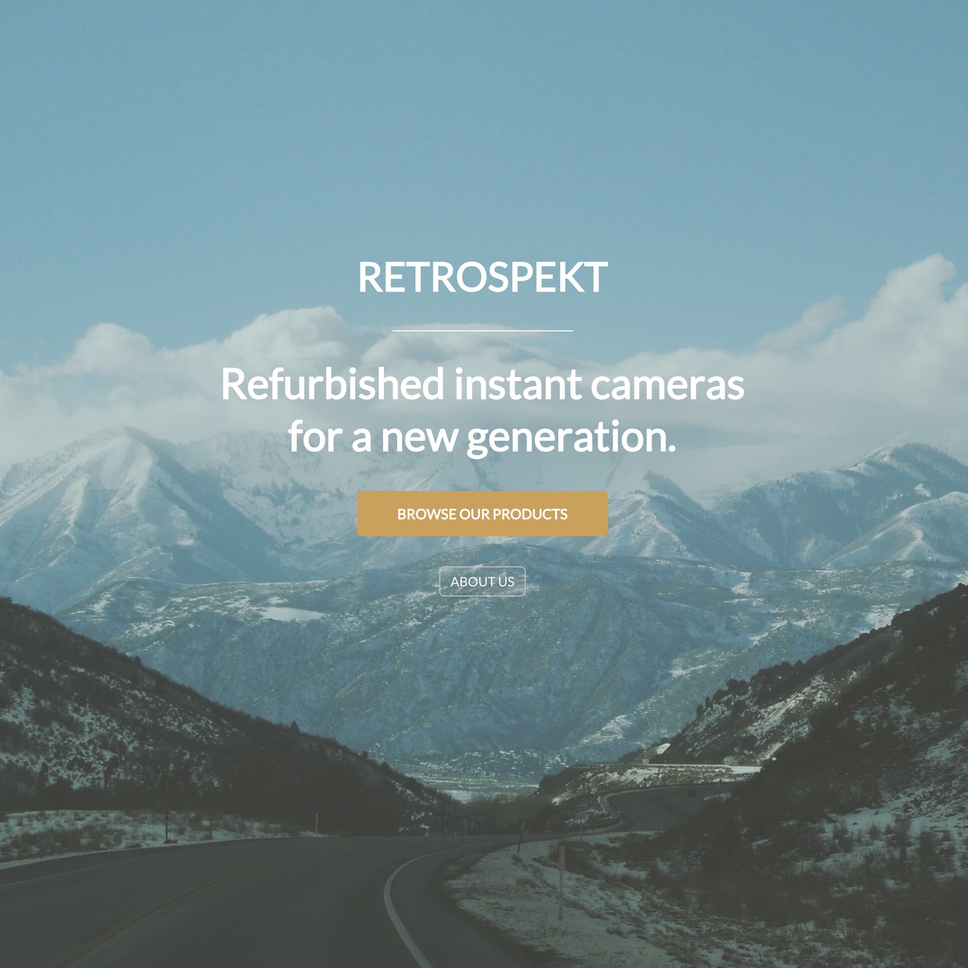 Retrospekt: Instant cameras for a new generation by RetrospektShop