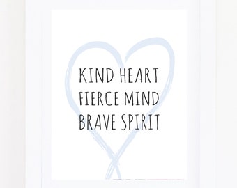 Brave spirit print | Etsy