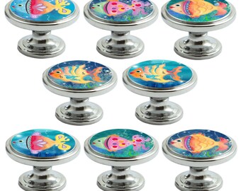 Fish drawer knobs | Etsy
