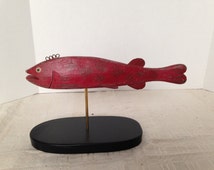 Unique fish decoys related items | Etsy