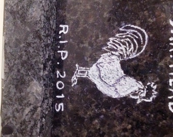 Chicken grave marker | Etsy