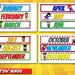 Superhero Classroom Calendar Pre-school Classroom