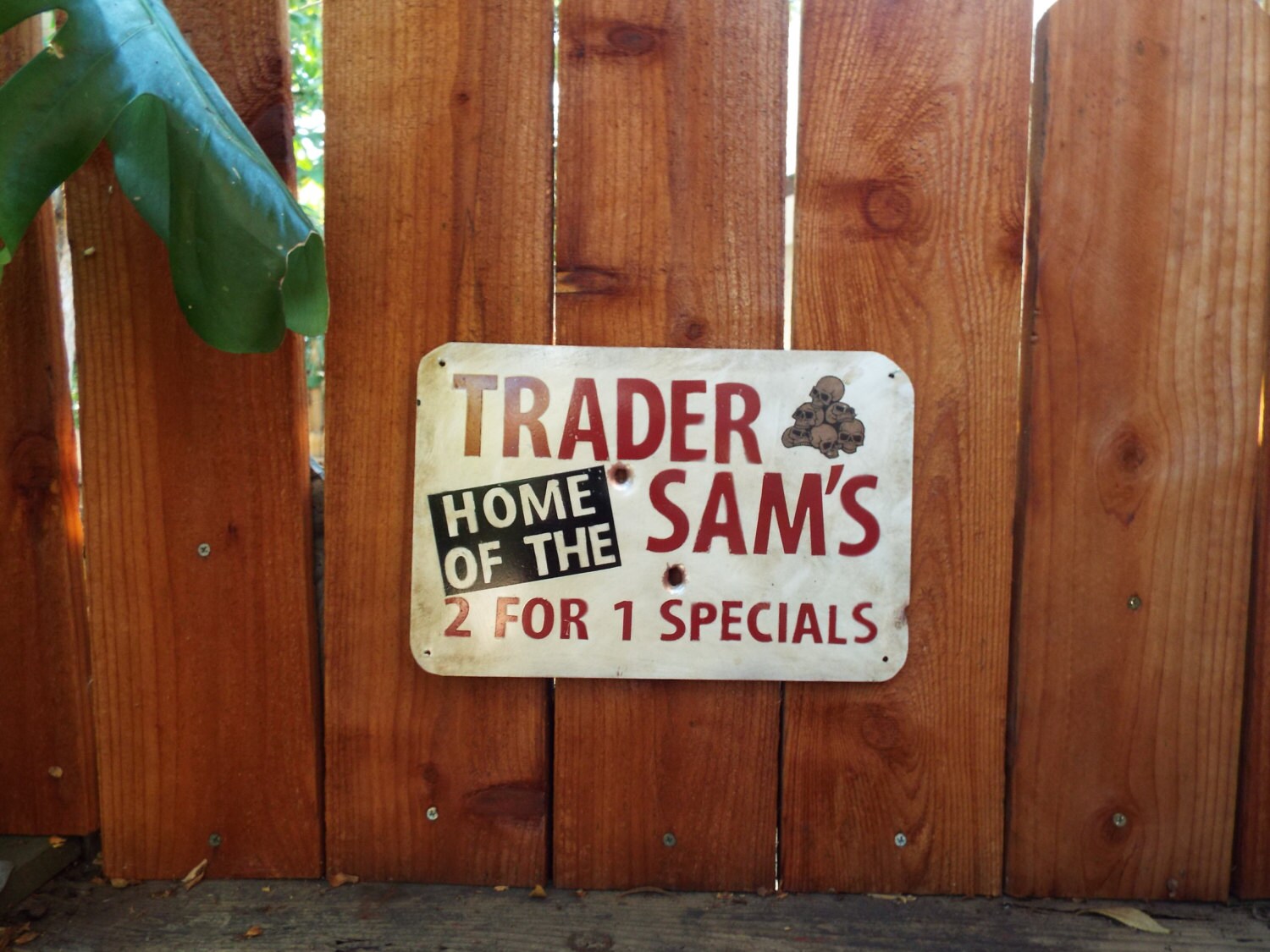 Disneyland Inspired Trader Sam Sign by DrSkippersJungleHut on Etsy