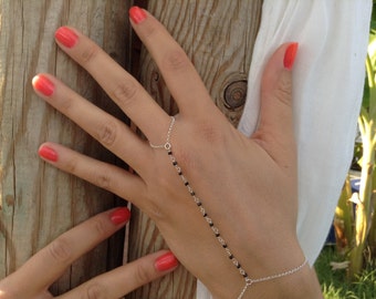 Ring bracelet combo | Etsy