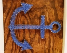 Unique anchor string art related items | Etsy
