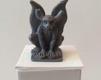 NEW Set of 2 Miniature Plastic Gothic Gargoyle by GargoylesGalore