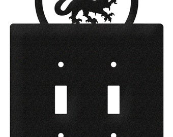 Claddagh Irish Celtic Light Switch Double Plate Cover