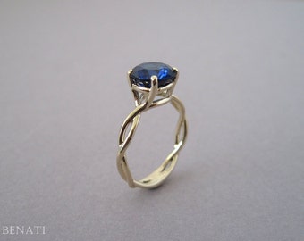 Fancy Braided Rope Ring Weaved Rope Silver Ring Oval by Benati