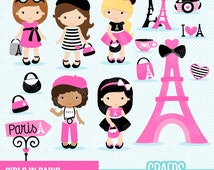 Popular items for paris clip art set on Etsy