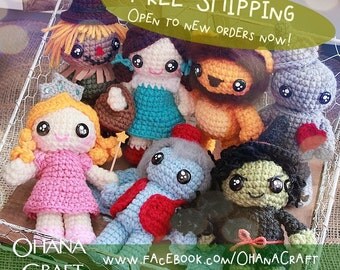 Ohana Craft amigurumi Crochet Dolls and by OhanaCraftAmigurumi