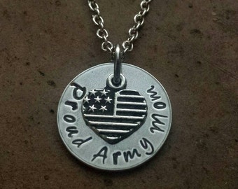 Army mom jewelry | Etsy