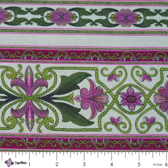 Fabric 1/2 Yard Border Print Bordering on Brilliance II
